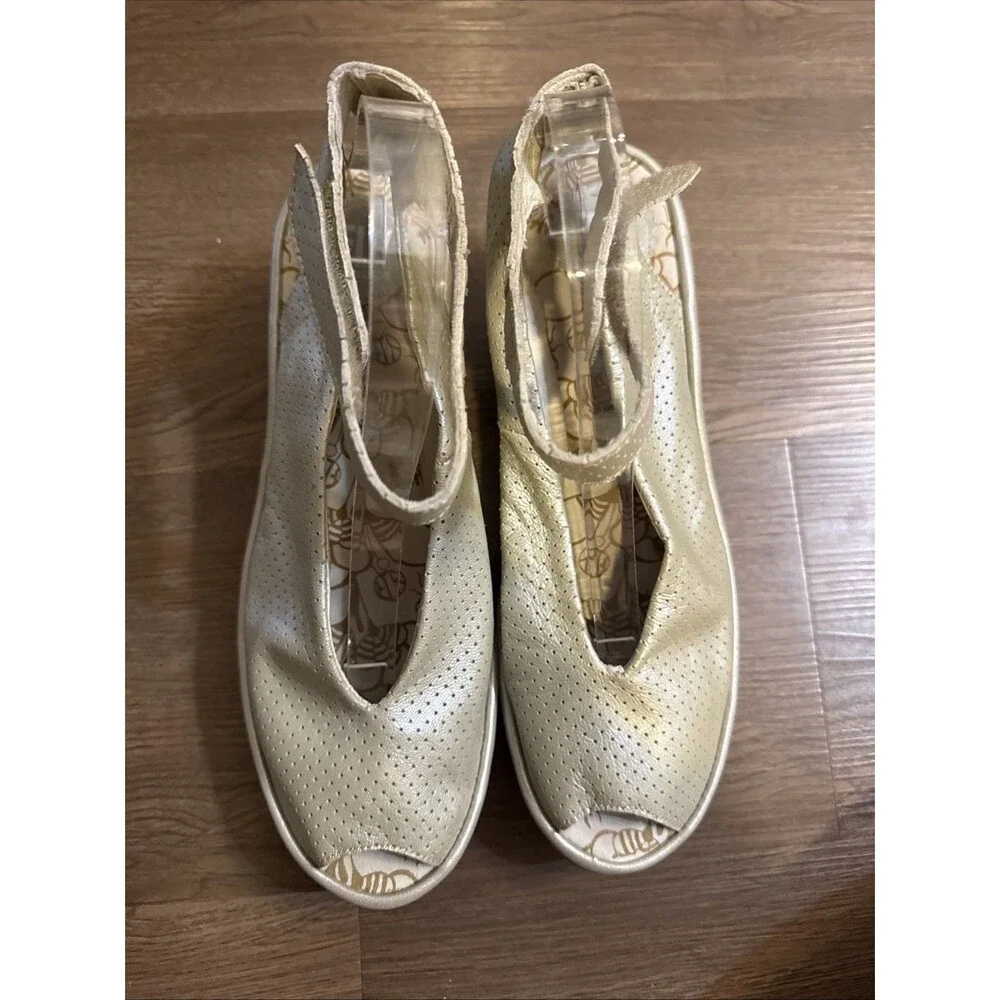 Fly London | Shoes | Fly London Yala Perforated Wedge Sandals In A ...